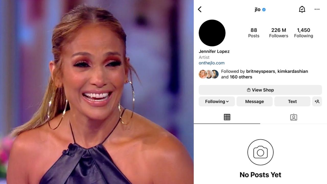 Jennifer Lopez își șterge conținutul și poza de profil de pe Instagram